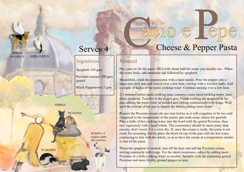 Cacio Pepe - Painting Holidays Italy